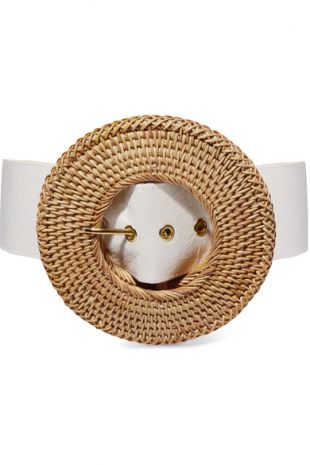 Cult Gaïa - Gemma Leather And Rattan Belt