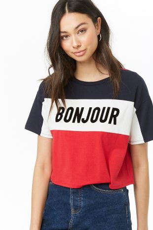 Forever 21 - Forever 21 Colorblock Original Tee