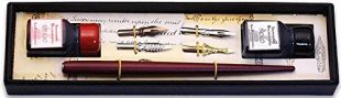 Coles Calligraphy - Coles Calligraphy Stylo en bois, 4 Plumes, 2 ...