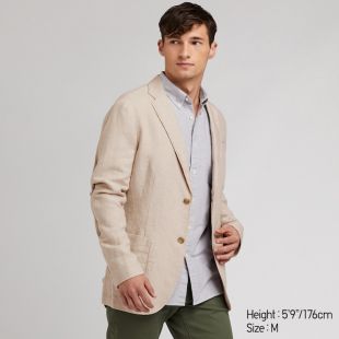 Uniqlo - BLAZER COTON LIN COUPE SLIM HOMME