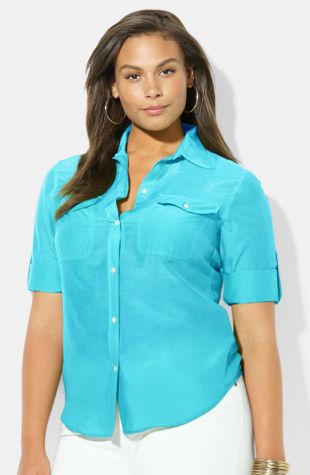 Lauren Ralph Lauren - Cotton & Silk Campshirt