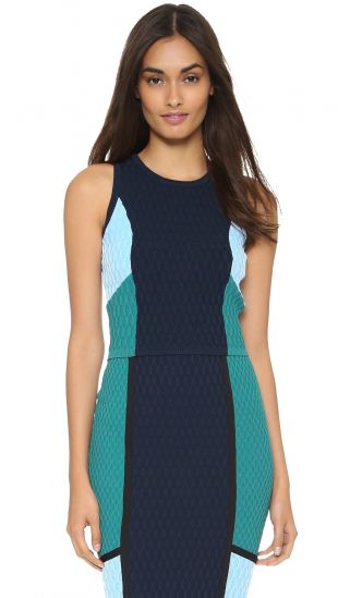 Jonathan Simkhai - Colorblock Crop Top