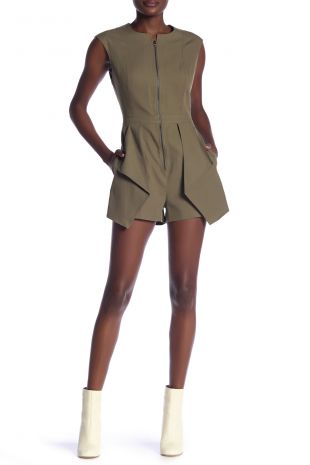 Bcbgmaxazria - Front Zip Romper