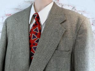JohnnysApparel - Hounds Tooth Sport Coat men's Sport coat, grey beige ...