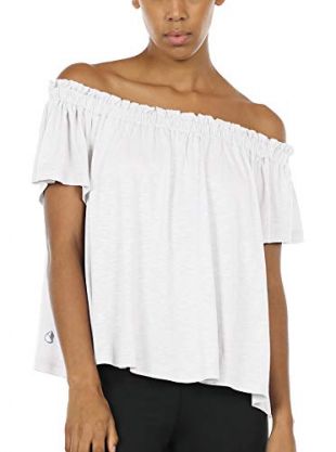 icyzone - icyzone Off The Shoulder Tops Women - Short Sleeve Sexy ...