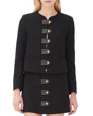 Sandro - Vinnie Leather Tab Jacket