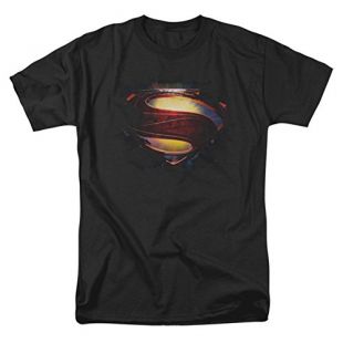 trevco - Superman Man of Steel Grungy "S" Shield T-Shirt 2013 Movie T ...
