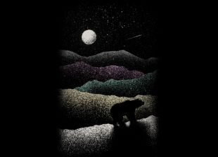 threadless - WANDERING BEAR Design by Florent Bodart