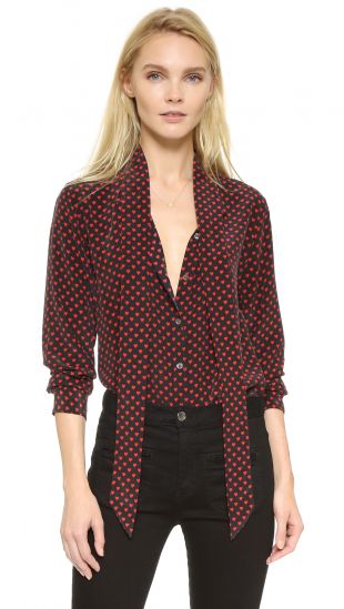 Equipment - Kate Moss Signature Blouse