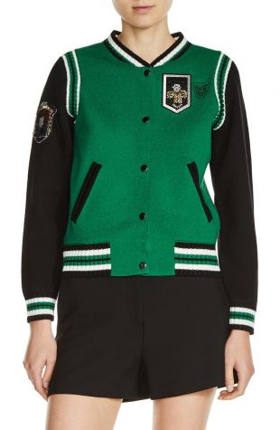 Maje - Knit Bomber Jacket