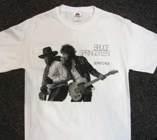 Backward Glances - Born to Run Bruce Springsteen album cover t shirt
