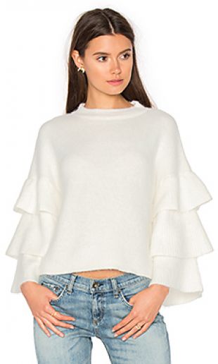 Endless Rose - Tiered Sleeve Sweater