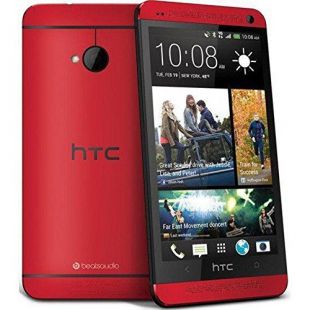 HTC - HTC One M7 Red 32gb 4g LTE Android phone Unlocked