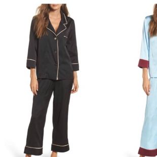 Bed to Brunch - Pinstripe Crop Pajamas
