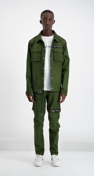 Daily Paper - Daily Paper Cargo Coach Jacket Green