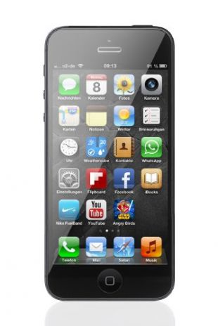 Apple - Apple iPhone 5 16GB (Black) - Unlocked