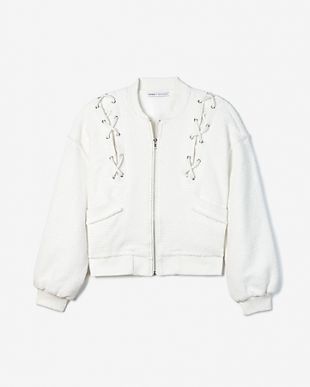 express - Express x Olivia Culpo Lace-Up Jacket