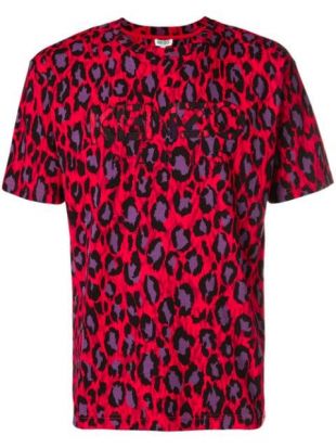 Kenzo - Logo Leopard Print T-Shirt