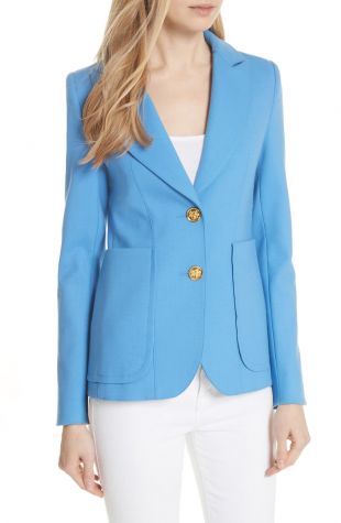 Smythe - Portrait Neck Wool Blazer
