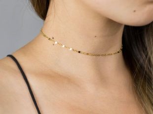 SimpleDaintyJewelry - Dainty Gold Choker