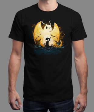 qwertee - Qwertee Dragon Water Tee Shirt