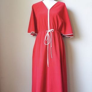 depop - Red vintage dress