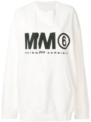 Mm6 Maison Margiela - Logo Printed Sweatshirt