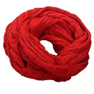neosan - NEOSAN Womens Thick Ribbed Knit Winter Infinity Circle Loop ...