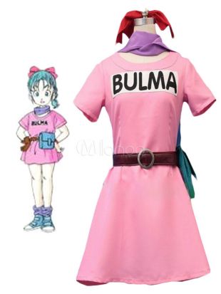 milanoo - Dragonball Bulma Halloween Cosplay Costume