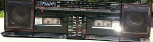 Sharp - Yellow Sharp QT 50 (Y) AM/FM Stereo Radio cassette Player Boombox