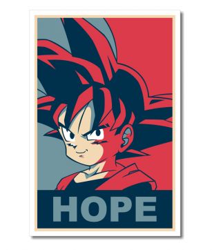 Rawpockets Dragon Ball Z Goku Hope Poster