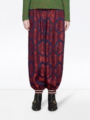 Gucci - Gucci Pantalon De Jogging Imprimé En Soie