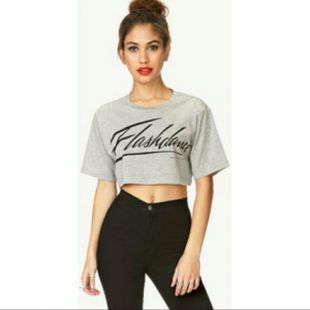 Forever 21 - Forever 21 Flashdance Crop Top
