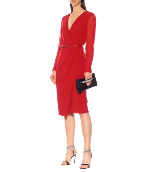 Max Mara - Max Mara Robe Manuel en laine stretch