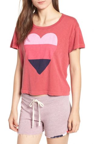 sundry - Heart Graphic Cotton Tee
