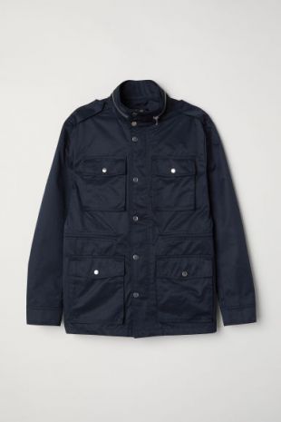 H&M - Utility Jacket - Dark blue