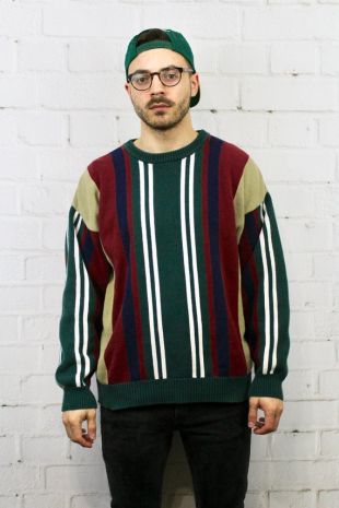 FlyGuyVintageShop - Pull Vintage XL Izod | Mens des années 90 bleu ...