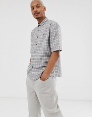 Asos - boxy check shirt