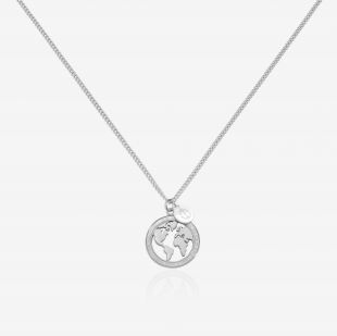 Tom Hope - Globe Necklace Silver