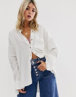 Free People - Keep It Simple - Chemise sans col | ASOS