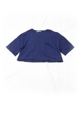 The Wind Crop Top In Dark Blue