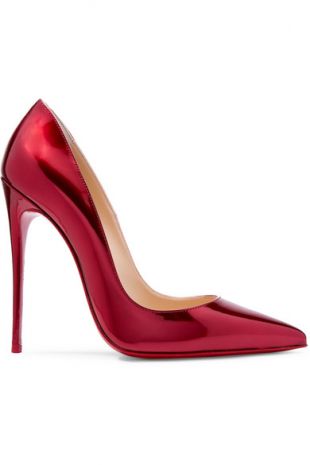 Christian Louboutin - So Kate 120 Metallic Patent Leather Pumps