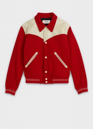 Celine - Teddy Jacket Leather Cowboy Yokes