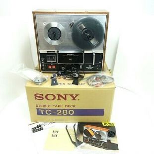 Sony - Sony TC-280 4-track stereo reel to reel tape deck 1973 Original ...