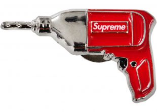 Supreme - Supreme Power Drill Pin Red