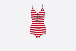 Dior - Body rayé en viscose "Ibiza" - Prêt-à-porter - Mode Femme | DIOR