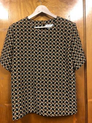 MINTCREAMSHOP - 80 s cube 3D blouse géométrique