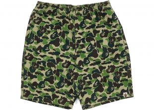 A Bathing Ape - BAPE ABC Camo Beach Shorts Green