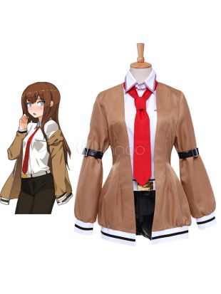 milanoocom - Steins Gate Makise Kurisu Halloween Cosplay Costume Steins ...