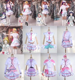 Love Live Tout Members Yazawa Nico Tojo Eli Maki Neige Halation Cosplay ...